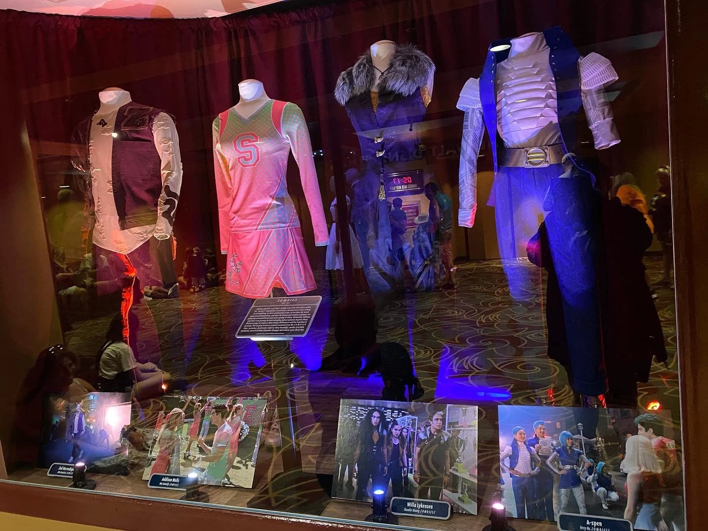 The iconic costumes from the #ZOMBIES franchise are being showed now at ...