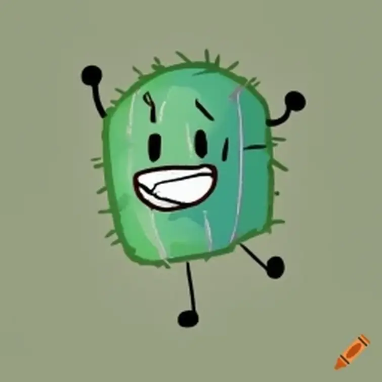 Bfdi cactus as an ai generated image | Fandom