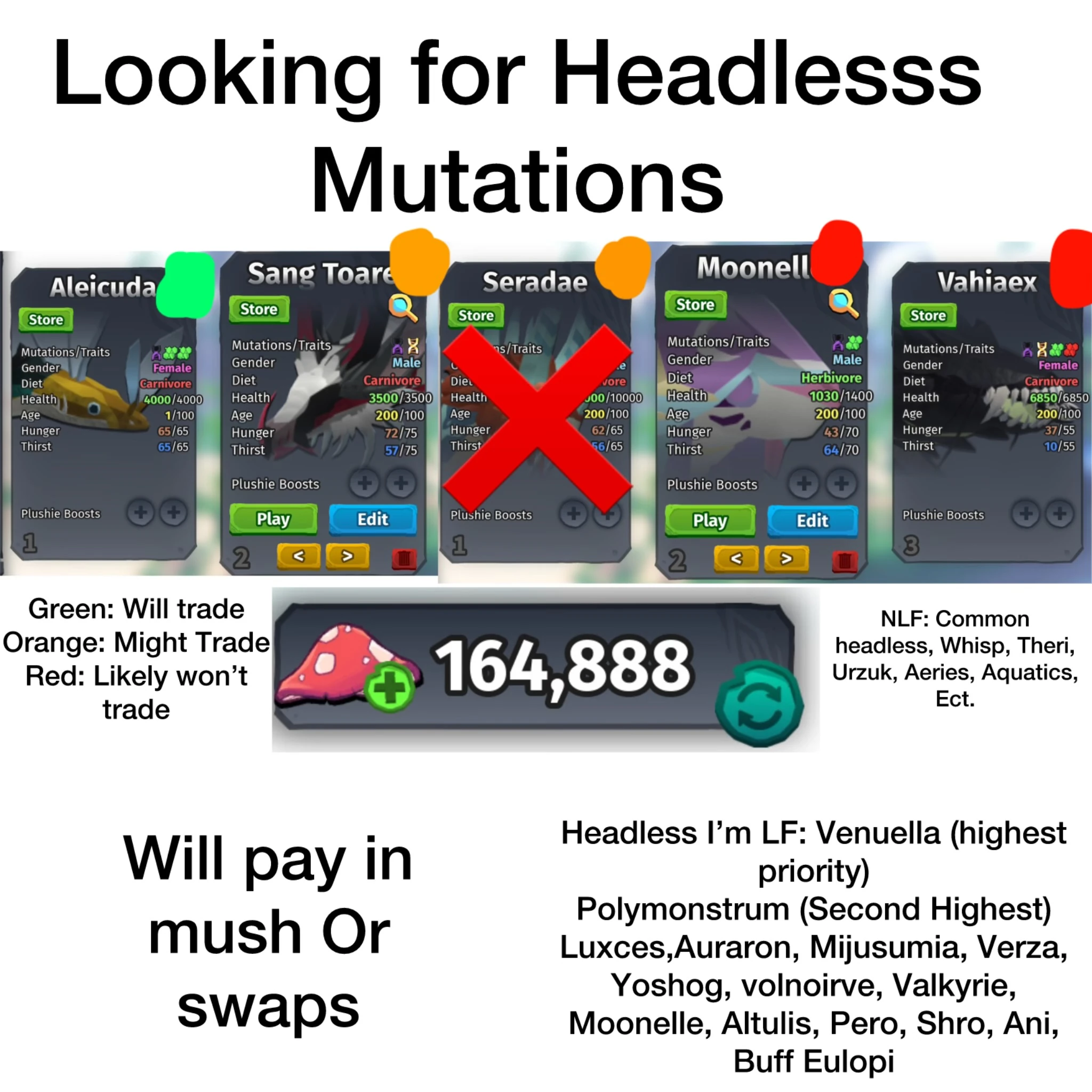 BUYING AND SWAPPING HEADLESS | Fandom
