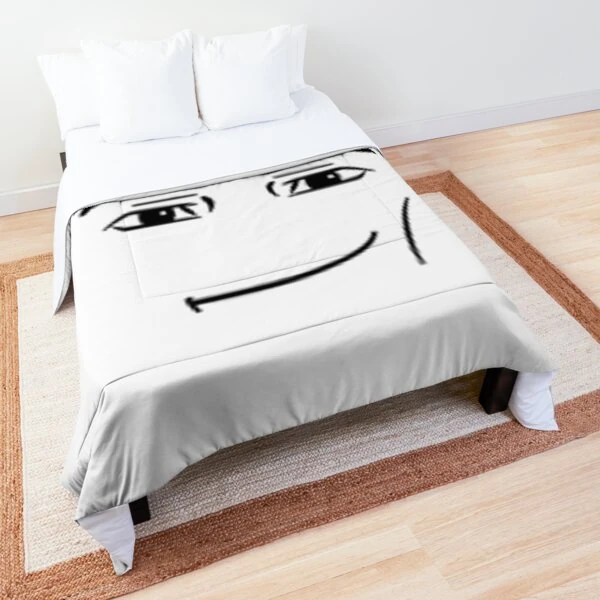 Why is there a man face bedsheet...? | Fandom