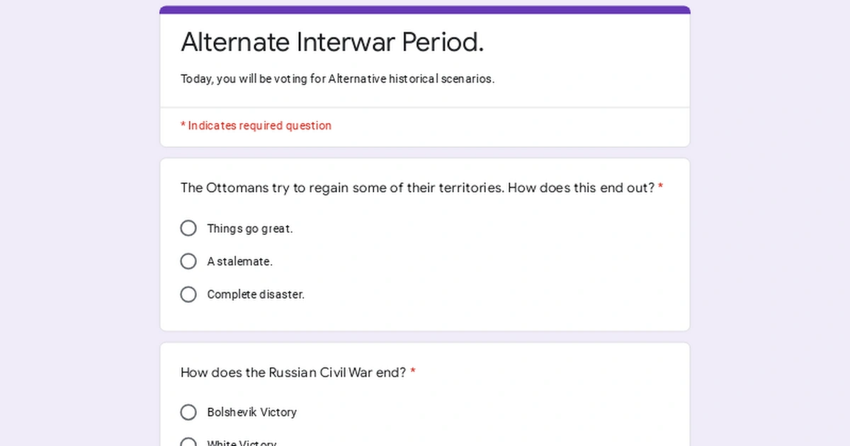 Alt history voting! | Fandom