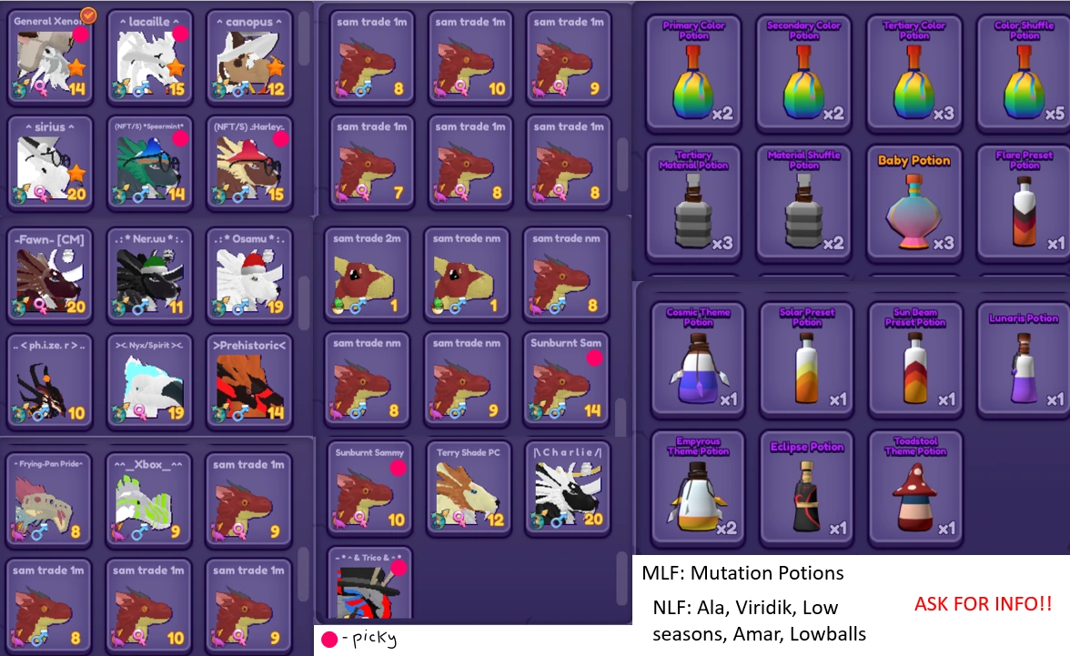 inv auction + potions!! | Fandom