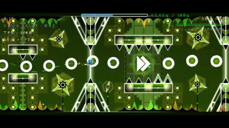 Geometry Dash Level Preview: Ruby X Chelsea (probably a very easy demon ...