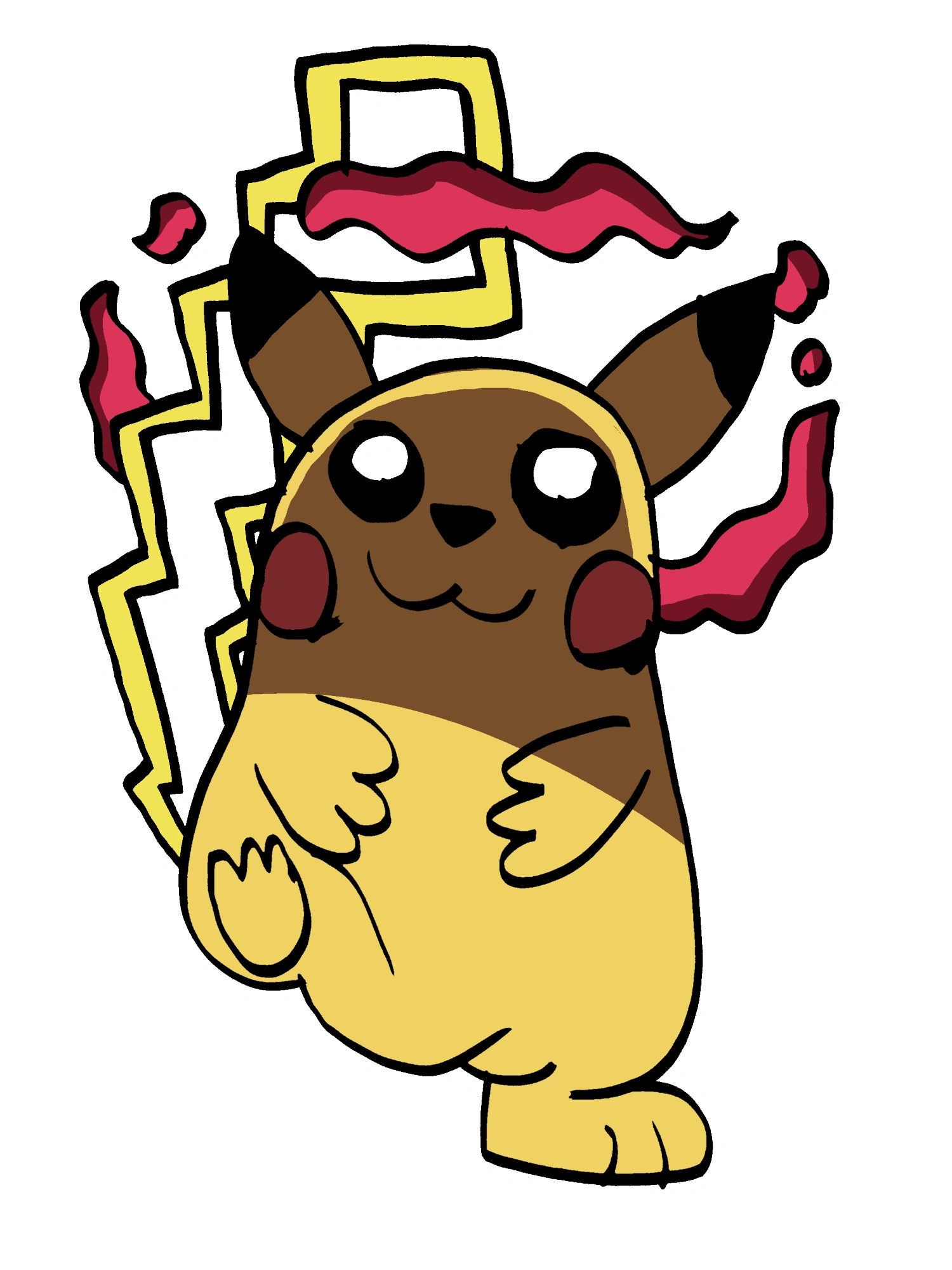 My drawing of G-Max Pikachu | Fandom