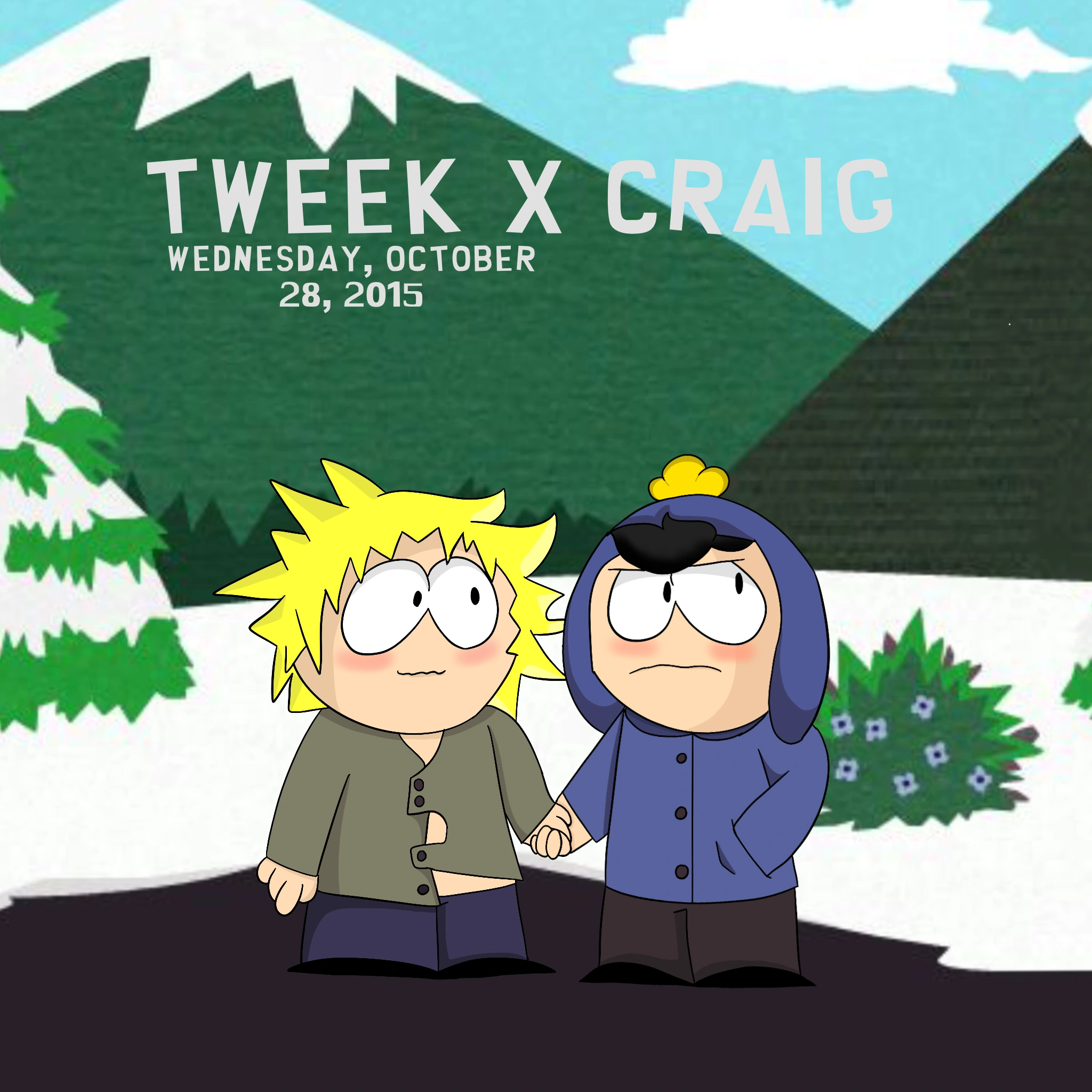 I made a poster thing for the episode "Tweek x Craig" | Fandom