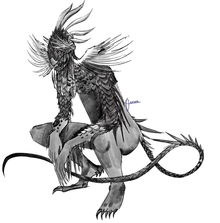I started with a harmless sketch of my dnd character Cas'cies | Fandom