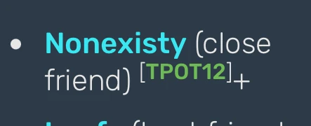 Needle and Nonexisty have never interacted | Fandom