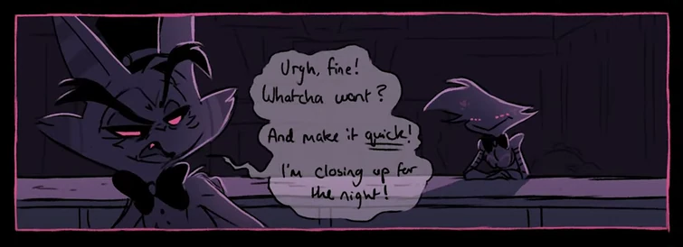 little Husk and Angel Dust comic | Fandom