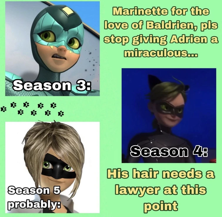 Adrien's hair | Fandom