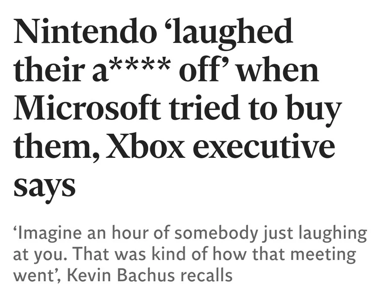 Something tells me Nintendo ain't gonna be happy about these statement ...