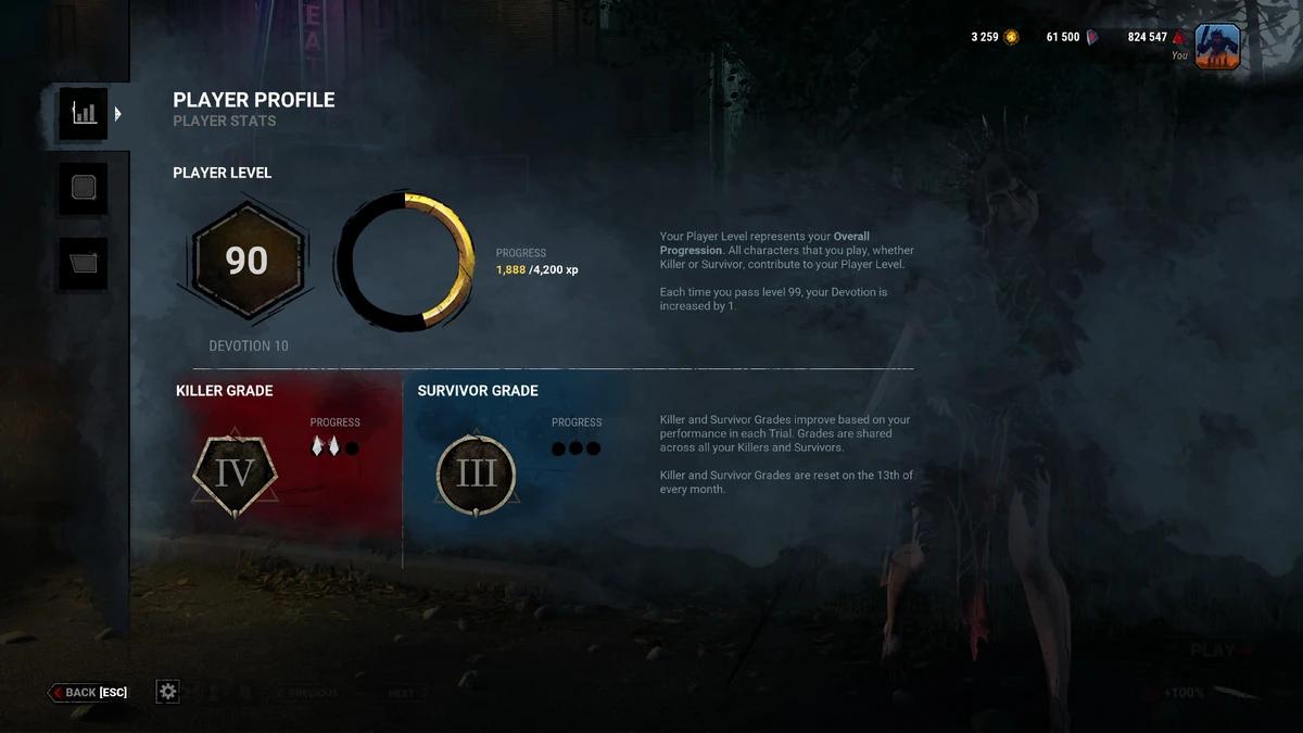 Player Profile - Official Dead by Daylight Wiki
