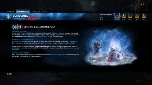 Bone Chill 2023 - Official Dead by Daylight Wiki