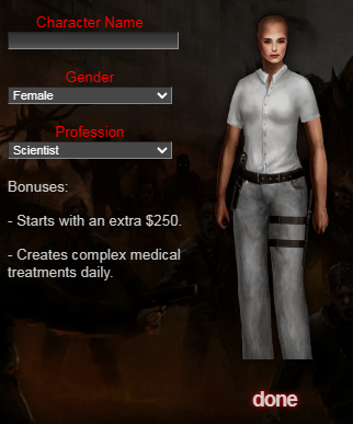 Professions | Dead Frontier Wiki | Fandom