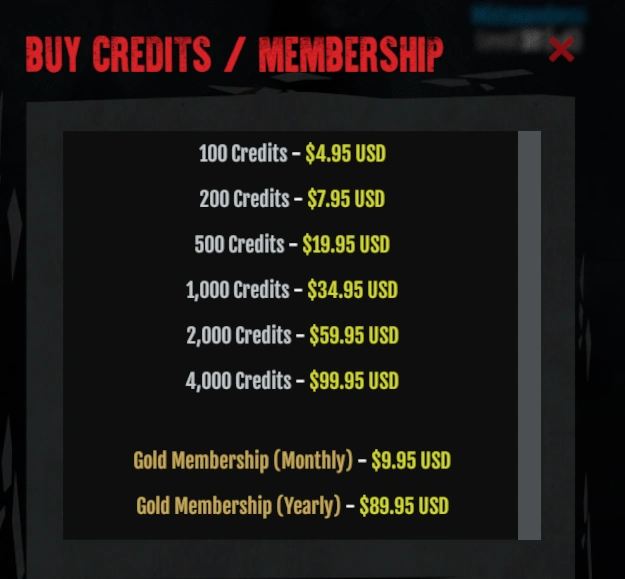 Gold Membership | Dead Frontier II Wiki | Fandom