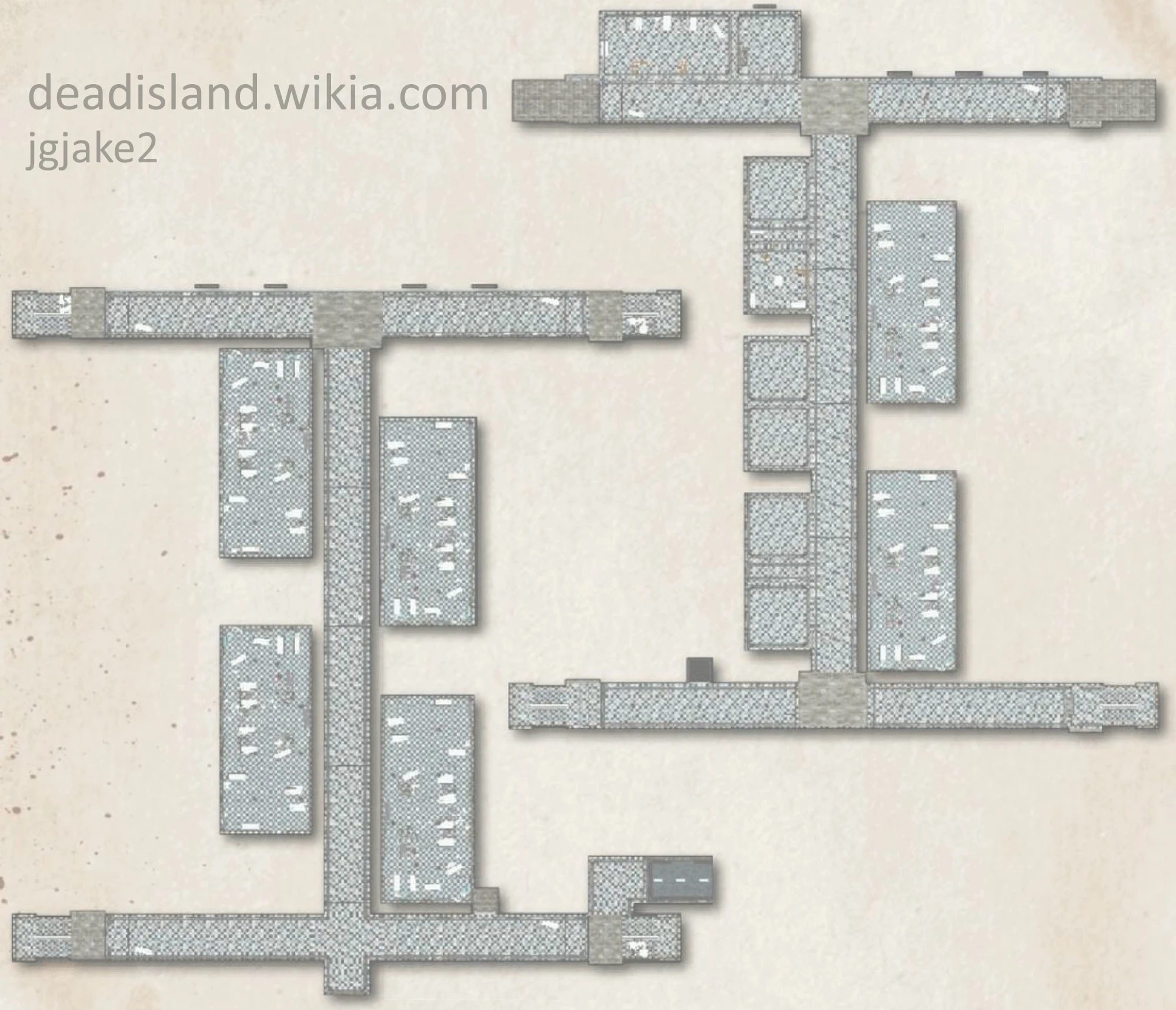 Hospital Map/large | Dead Island Wiki | Fandom