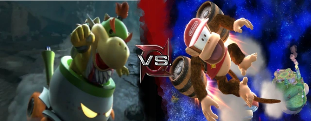 Diddy Kong Vs Bowser Jr