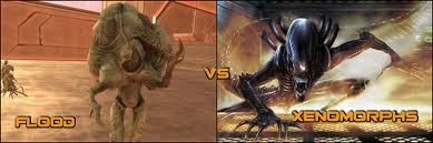 Xenomorphs Vs Flood Voryx, Queen Of The Maw By Bugendude On Newgrounds