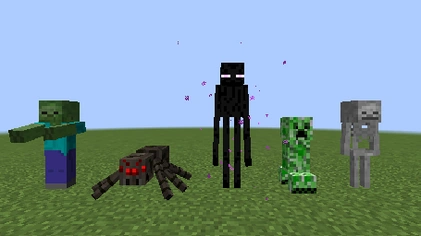 Hostile Mobs (Minecraft) | Deadliest Fiction Wiki | Fandom