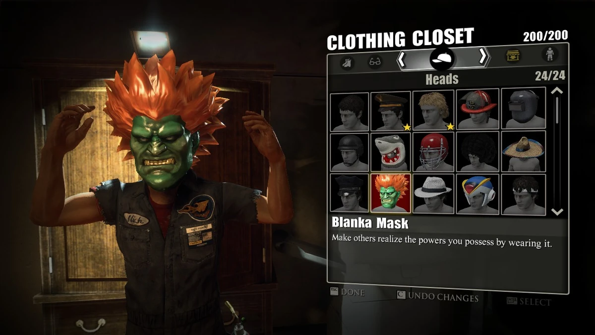 Blanka Mask (Clothing) | Dead Rising Wiki | Fandom