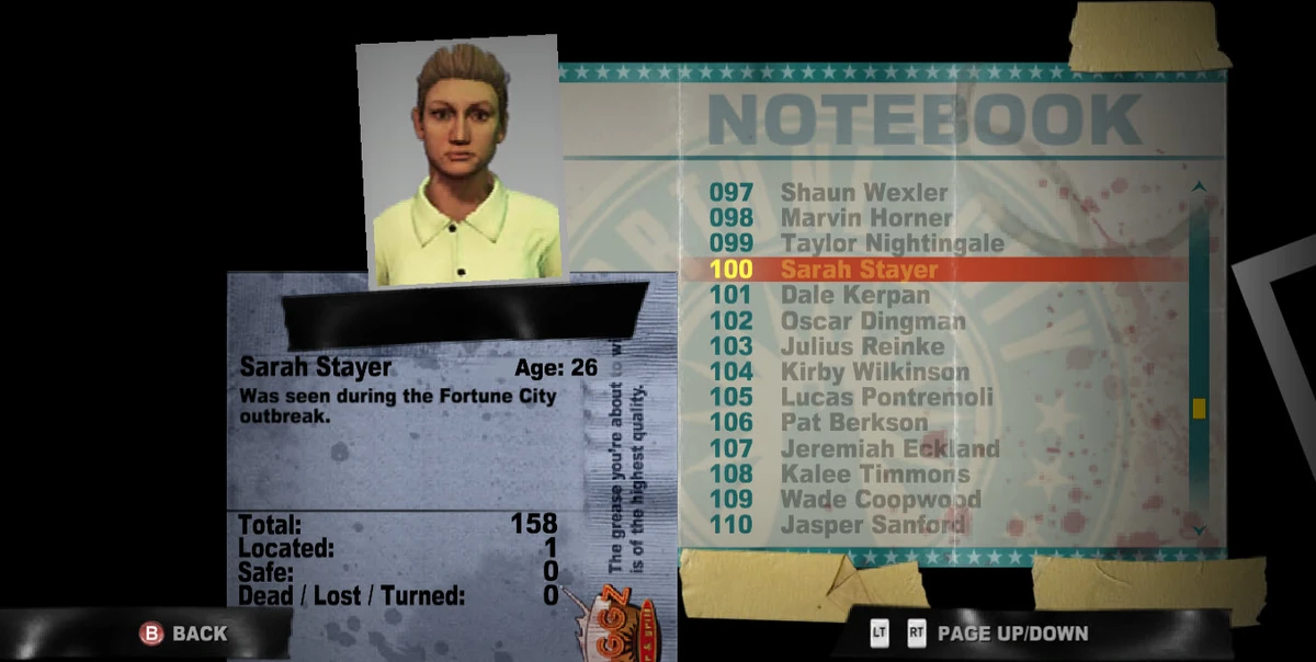 DRW Sarah Stayer | Dead Rising Wiki | Fandom