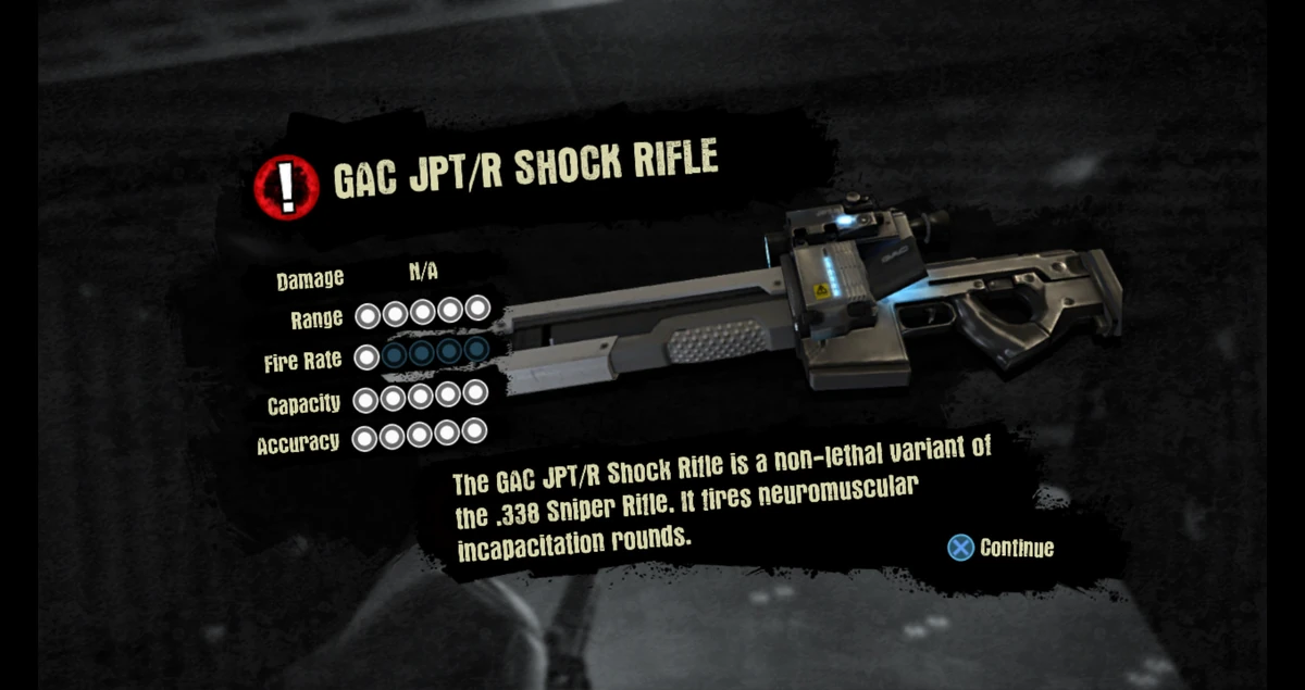 GAC JPT/R Shock Rifle | Dead to Rights Wiki | Fandom