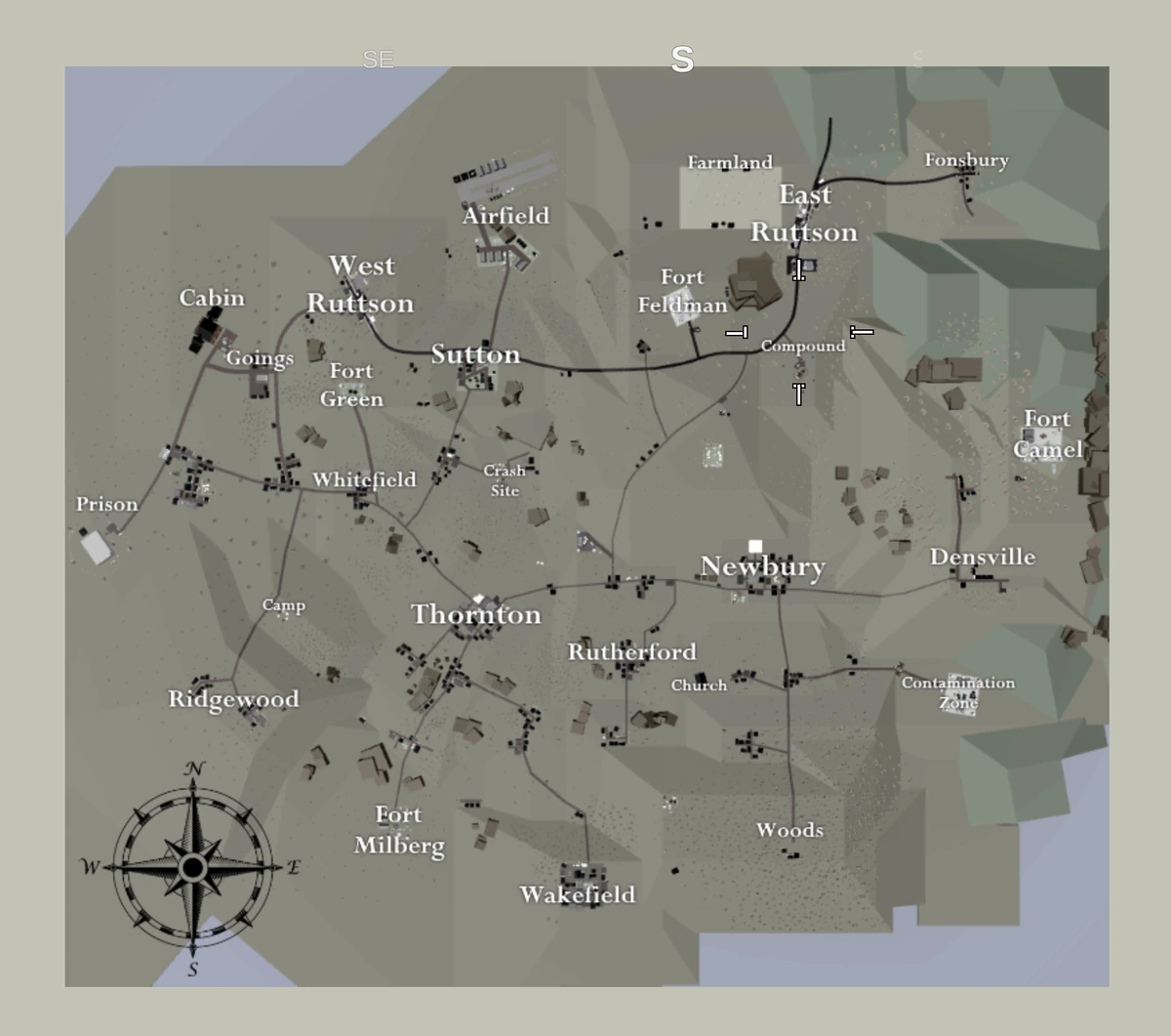 Map locations | Deadzone Classic Wiki | Fandom