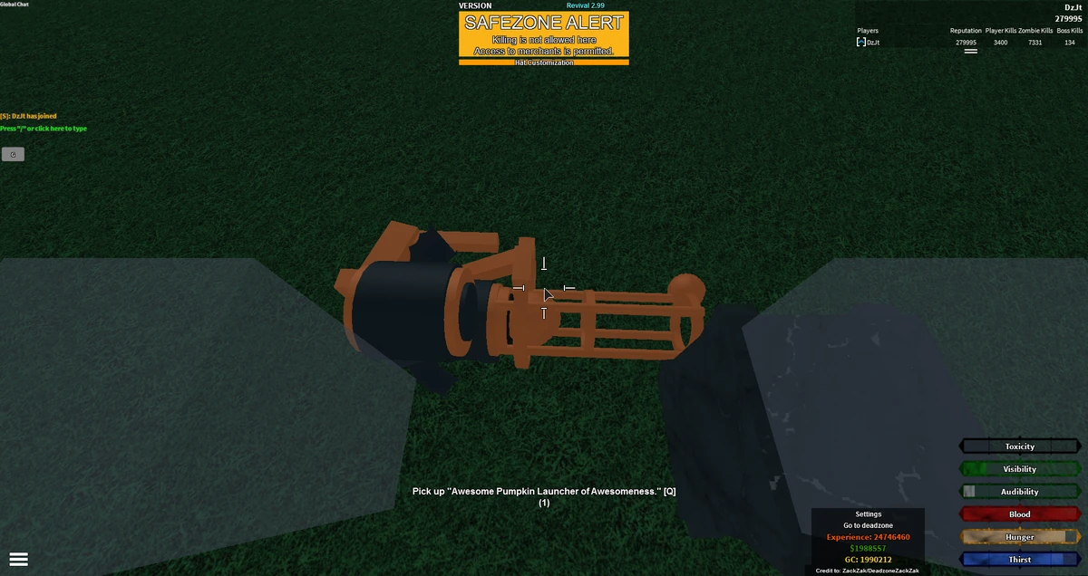 Pumpkin Launcher | Deadzone Remade Wiki | Fandom