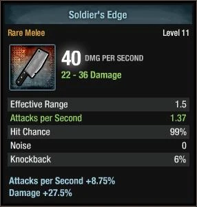 Soldier's Edge | Deadzone Rare Items Wiki | Fandom