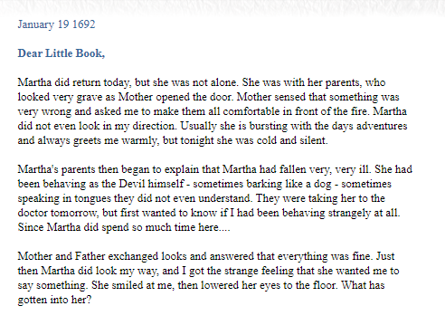 List of "Our Diary" entries from Dear America: The Official Web Site ...