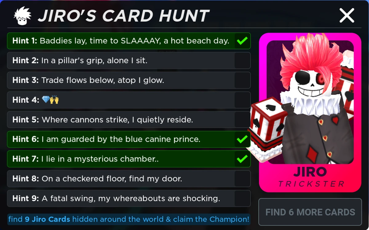 Jiro's Card Hunt | Death Ball Wiki | Fandom
