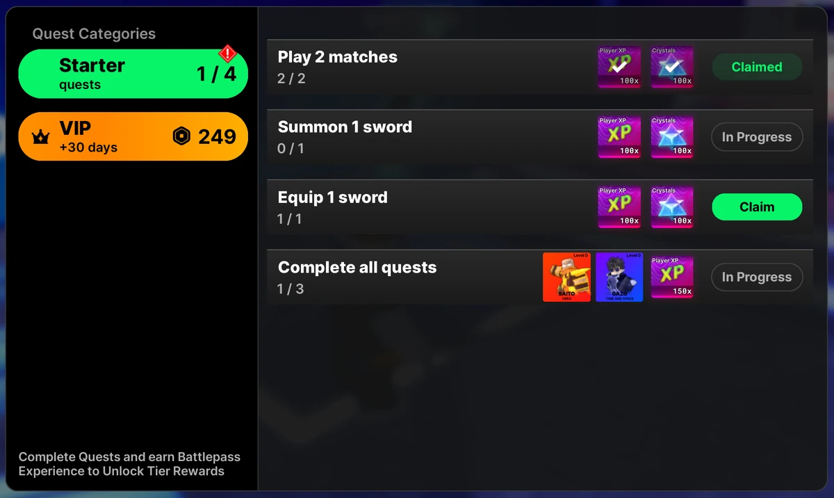 Quests | Death Ball Wiki | Fandom