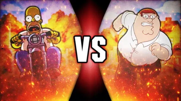 Homero Simpson VS Peter Griffin | Death Battle Fanon Wiki en Español ...