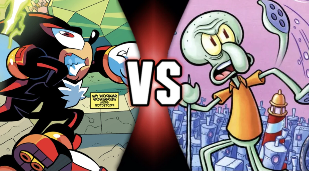 Shadow the Hedgehog vs Squidward Tentacles | Death Fights Wiki | Fandom