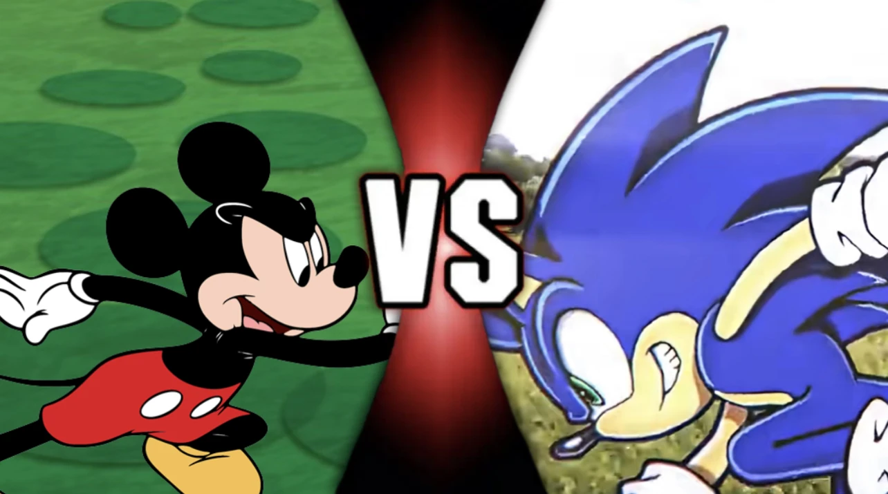 Mickey Mouse Vs Sonic