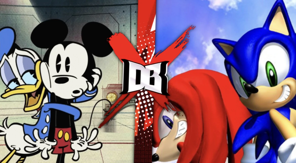 Sonic and Knuckles vs Mickey and Donald | Death Minute DBX Arcade ...