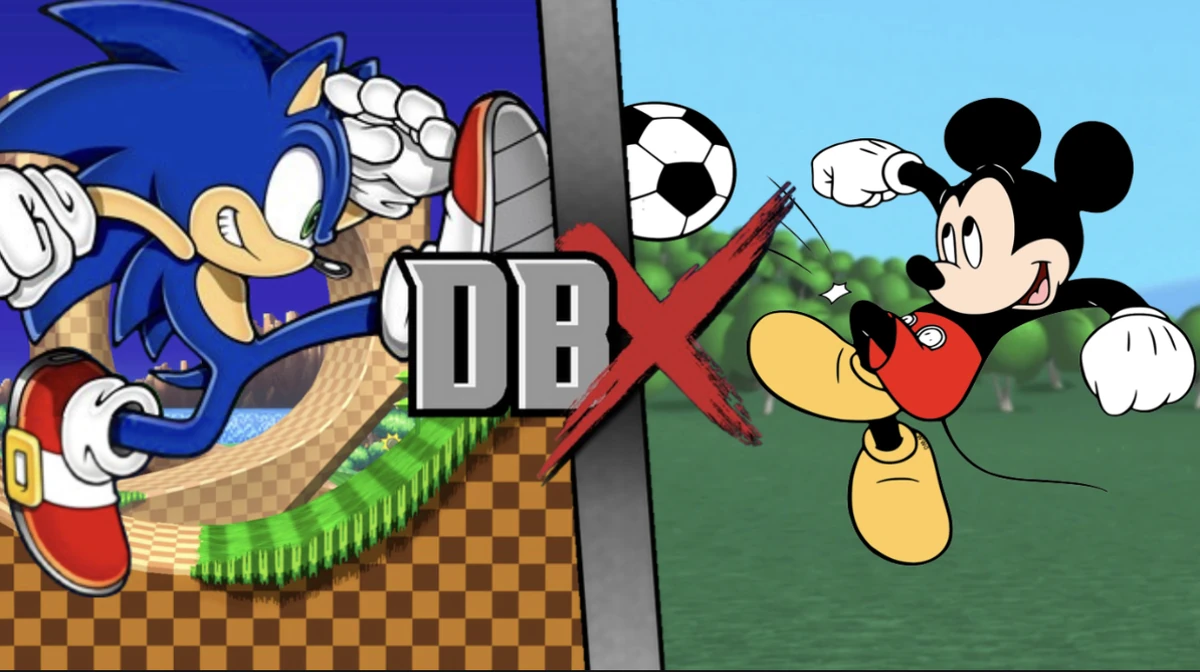 Mickey Mouse vs. Sonic the Hedgehog | Death Minute DBX Arcade Beatdown ...