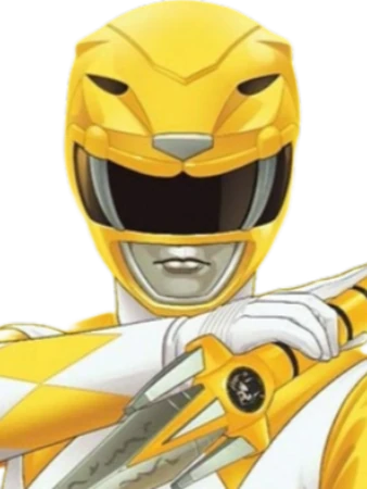 Mighty Morphin Power Rangers Yellow Ranger Helmet
