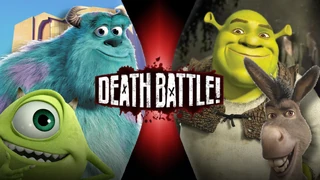 Sully & Mike Wazowski vs Shrek & Donkey | Death Battle Fanon Wiki | Fandom