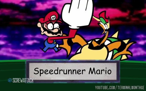 Speedrunner Mario Vs Doodlebob | Death Battle Fanon Wiki | Fandom