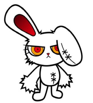 how to draw bloody bunny