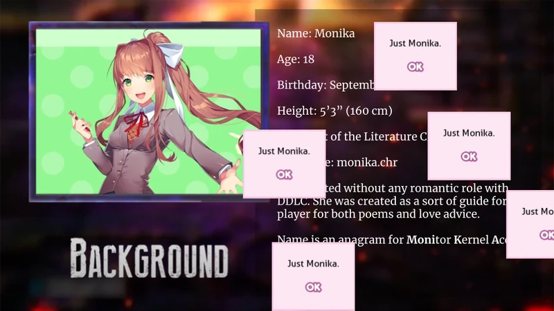 User blog:FNAFpro52/Monika vs White Face | Death Battle Fanon Wiki | Fandom