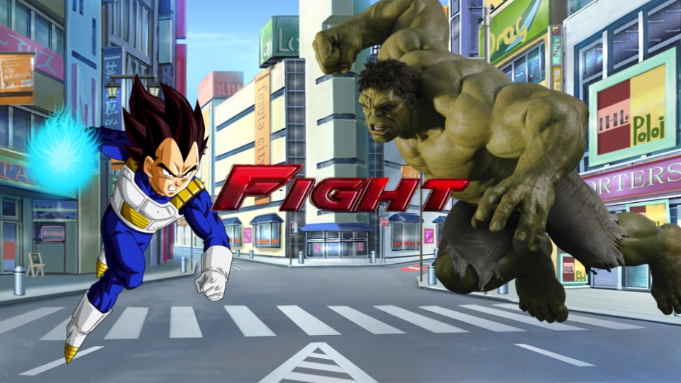 Hulk Vs Vegeta