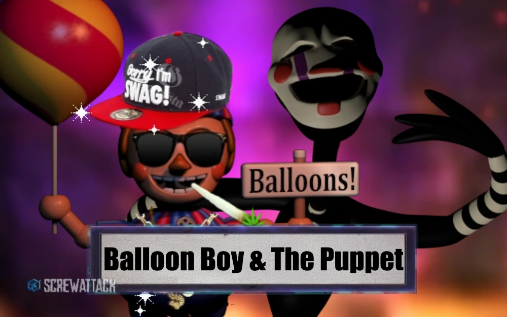 Balloon Boy And The Puppet (FNaFB) VS Swagmaster6969696969 And Chris ...