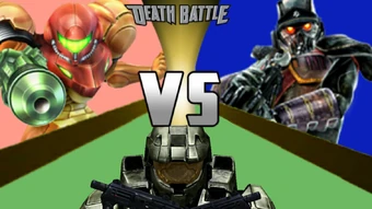 Samus Aran Master Chief And Helghast Metroid And 2 More Drawn By