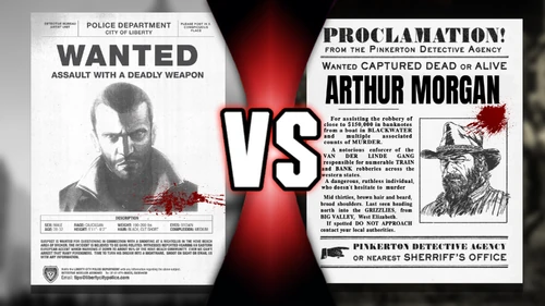 Niko Bellic vs Arthur Morgan | Death Battle Fanon Wiki | Fandom