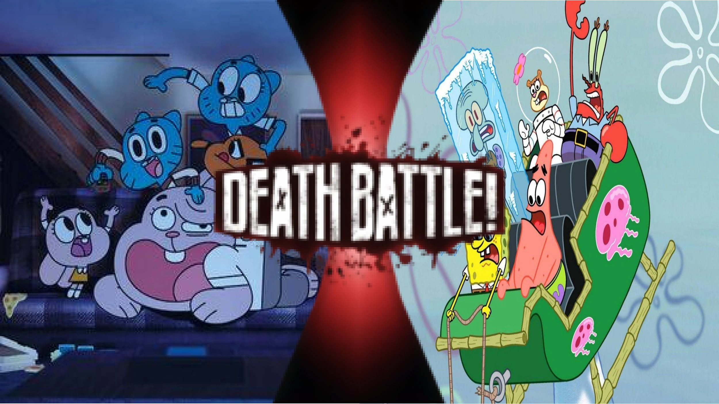 Spongebob Patrick Squidward Sandy Mr Krabs