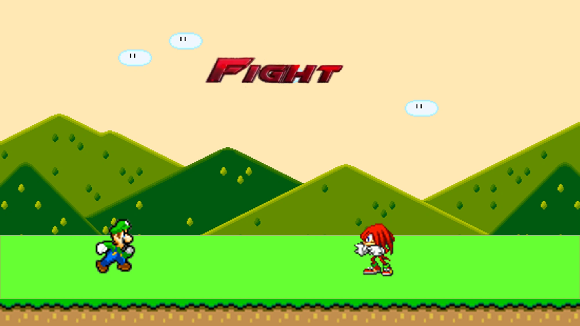 Luigi Vs Knuckles
