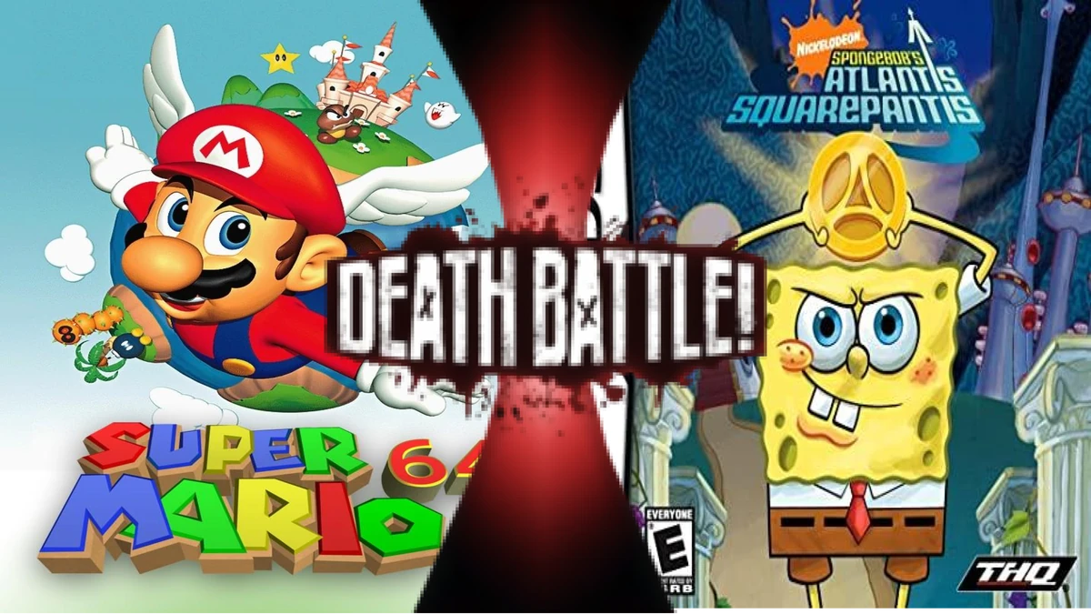 User blog:Bunny Cat4/Mario (SM64) vs SpongeBob (Atlantis SquarePantis ...