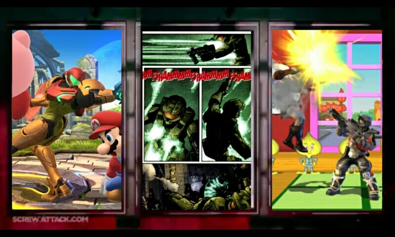 Samus Aran Master Chief And Helghast Metroid And 2 More Drawn By