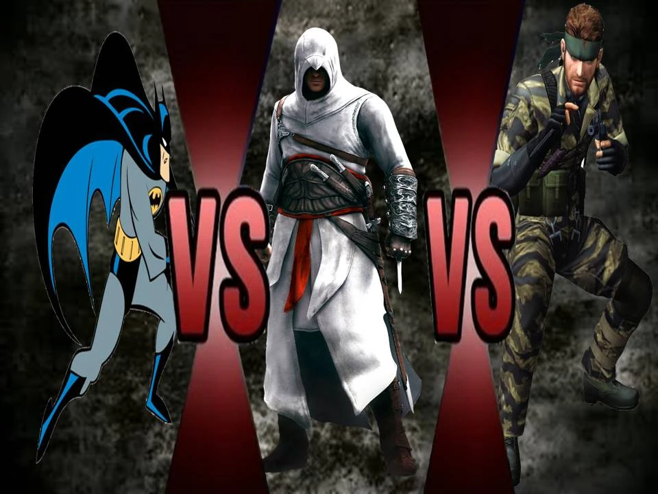 Batman VS Solid Snake VS Altair Ibn-La'Ahad | Death Battle Fanon Wiki ...
